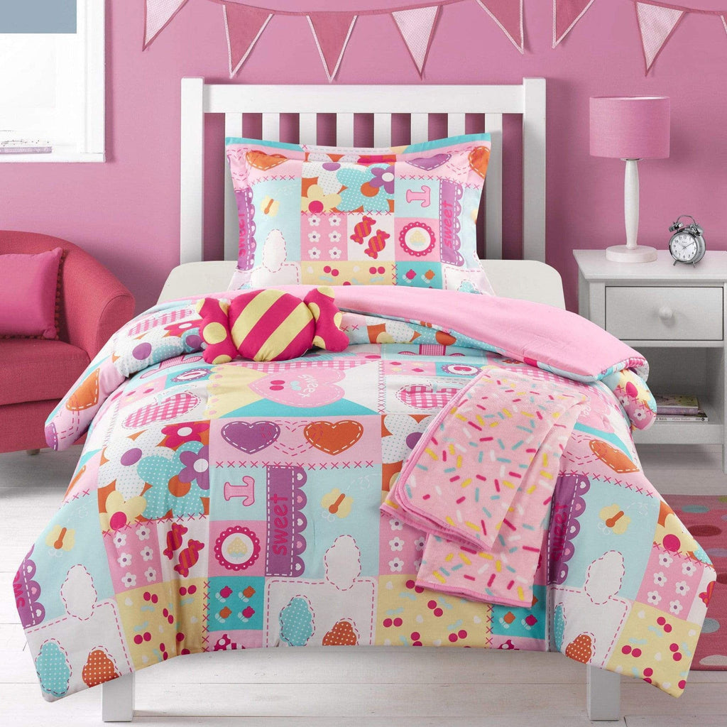 Chic Home Candy 5 Piece Candy Theme Kids Comforter Set Bedding – Chic ...
